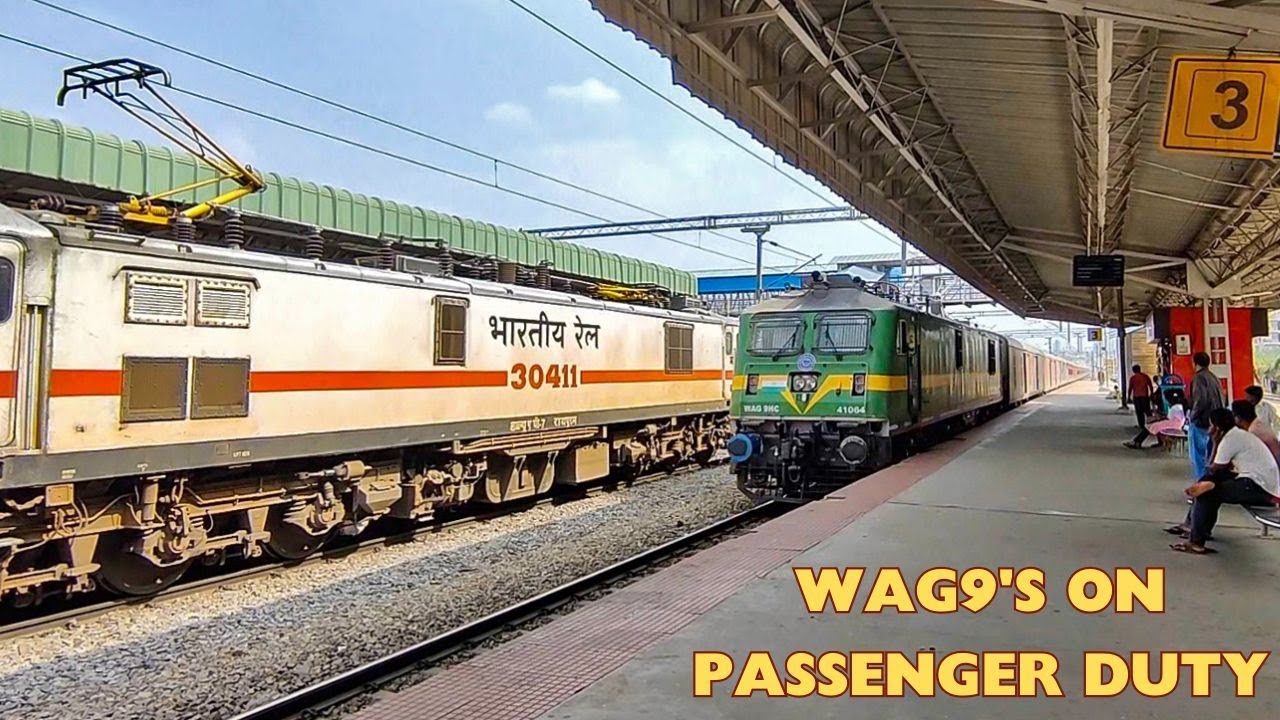 18 in 1 : WAG-9's ON PASSENGER DUTIES | LOCO SHORTAGE | POWERFUL ...