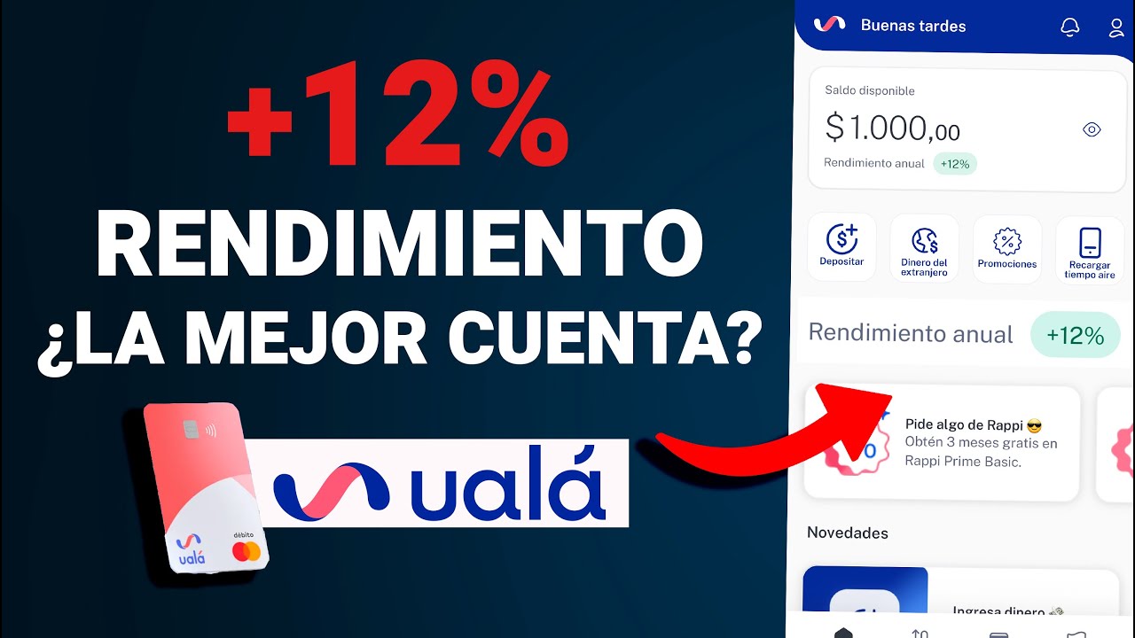 UALA ABC OFRECE RENDIMIENTOS del 12% 💸 (la MEJOR TASA) - YouTube