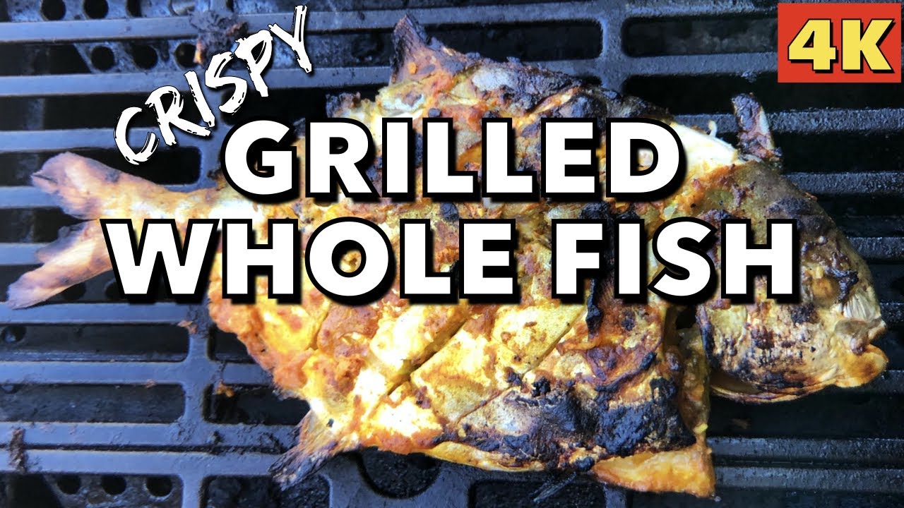 WHOLE GRILLED FISH RECIPE INDIAN STYLE | HOW TO GRILL FISH WITH CRISPY ...