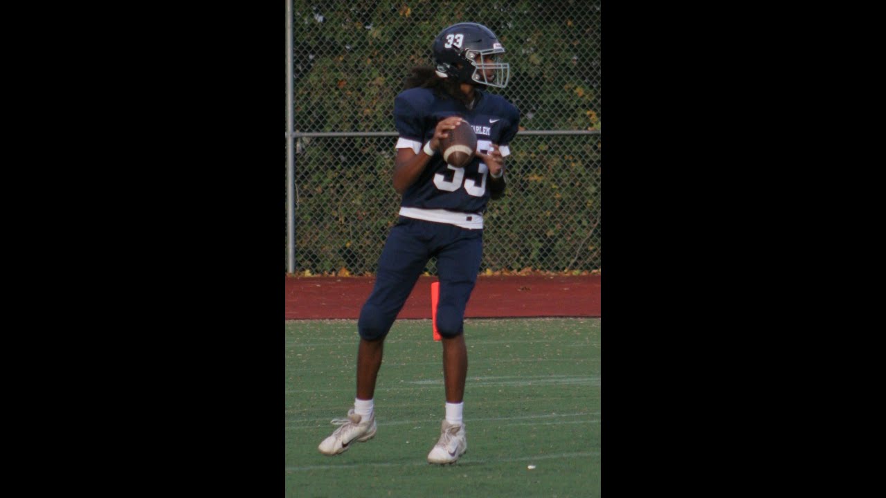 Brandon Booker 6'5 QB, GPA 3.6 2022 Season Highlights - YouTube