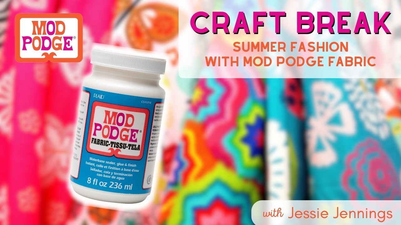 How to Transform Your Wardrobe with Mod Podge Fabric - YouTube
