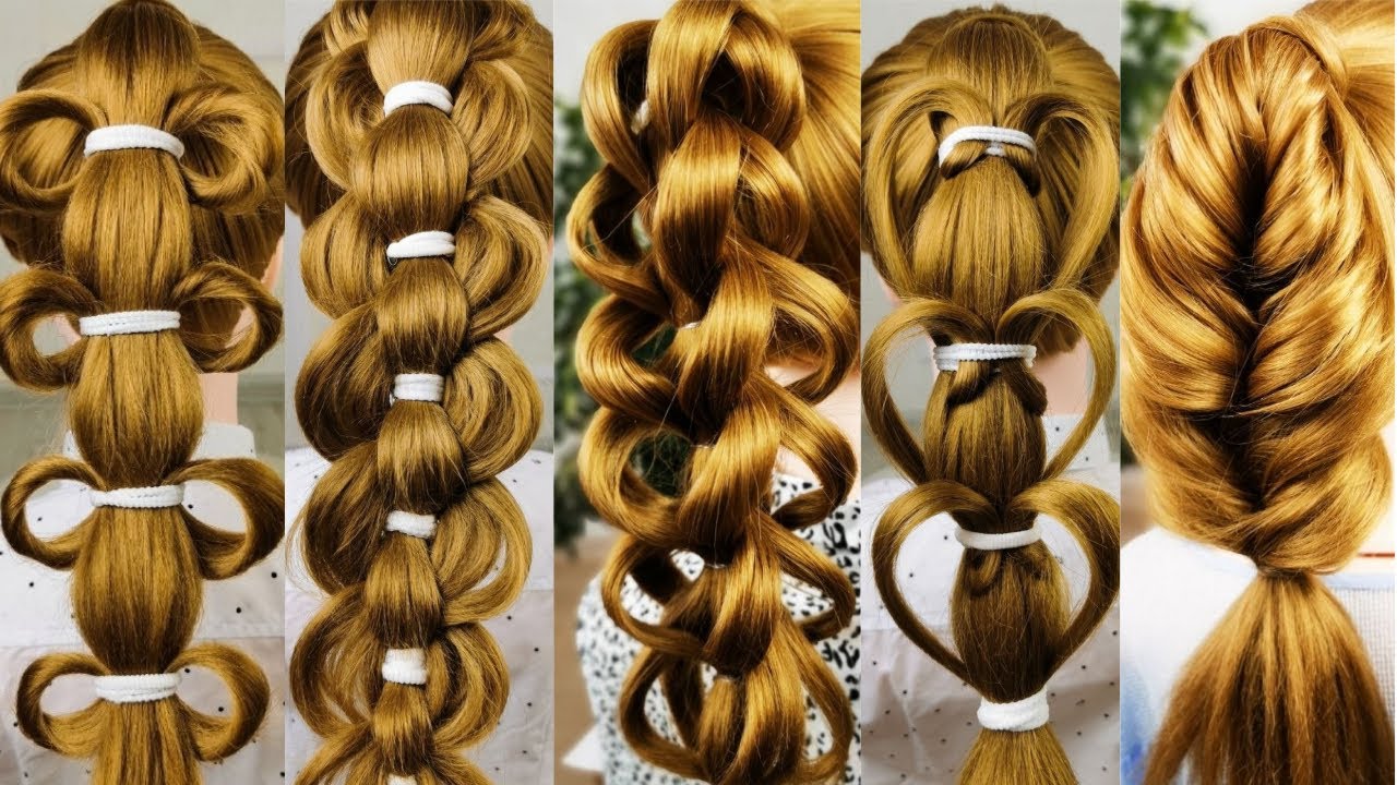 7 new SIMPLE yet AMAZING braids! Very EASY! 2 minute braids! - YouTube