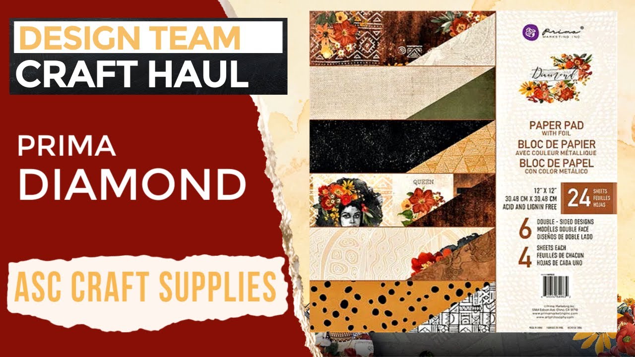 PRIMA DIAMOND COLLECTION | ASC CRAFT SUPPLIES DESIGN TEAM PACKAGE - YouTube