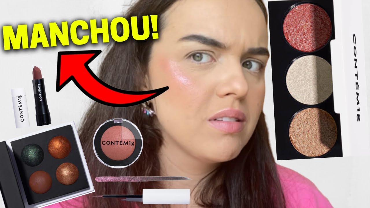 A VOLTA DA CONTÉM 1G: COMPREI VÁRIAS MAQUIAGENS NOVAS DA CONTÉM 1G ...