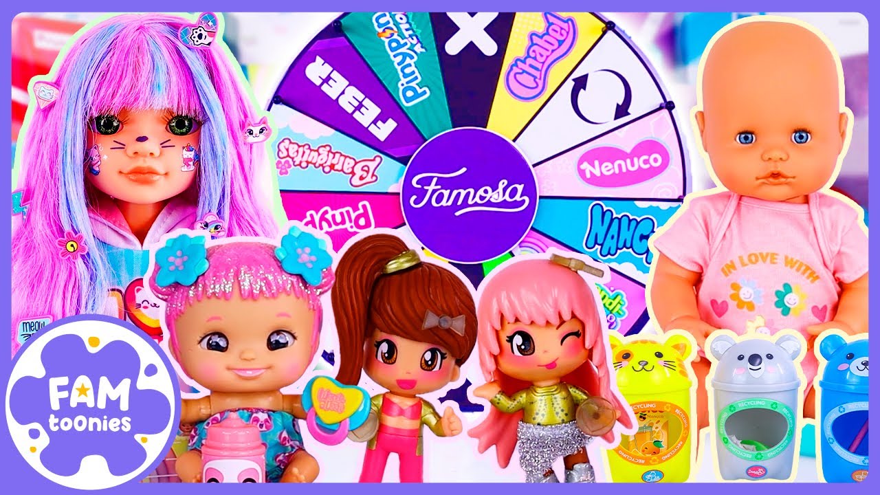 🎡 ¡LA RULETA DE LOS JUGUETES GIRA DE NUEVO! 🎁 NANCY, PINYPON, NENUCO Y ...