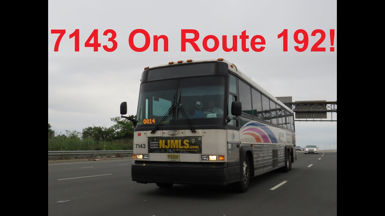 NeoplanDude | NJ Transit 2008 MCI D4500CL #7143 On Route 192, To New ...