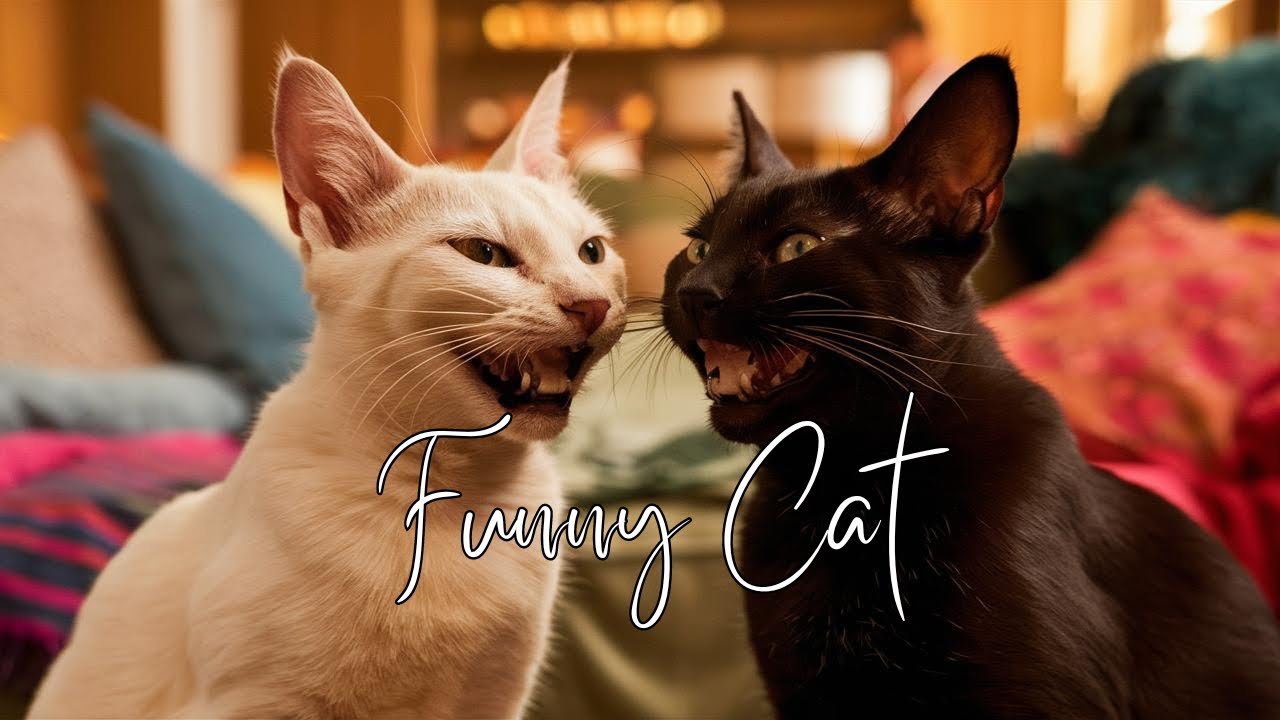 Funny Cats🐾Cute cats🐱🎶K-POP's Ode to Cat Sounds🐾Riding the Meow Wave🎵😺 ...