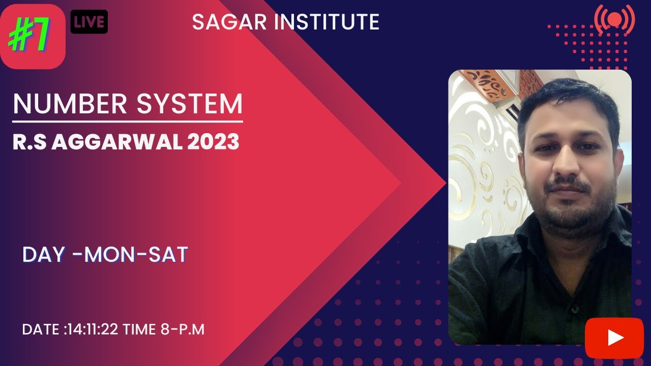 R.S AGGRAWAL 2023 (B.SAGAR.RAI) - YouTube