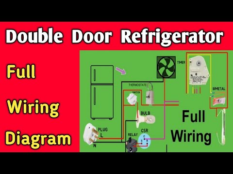 Frost Free Refrigerator Wiring ! Double Door Refrigerator Wiring ...