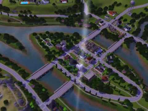 Riverview a new city in the Sims 3 - YouTube