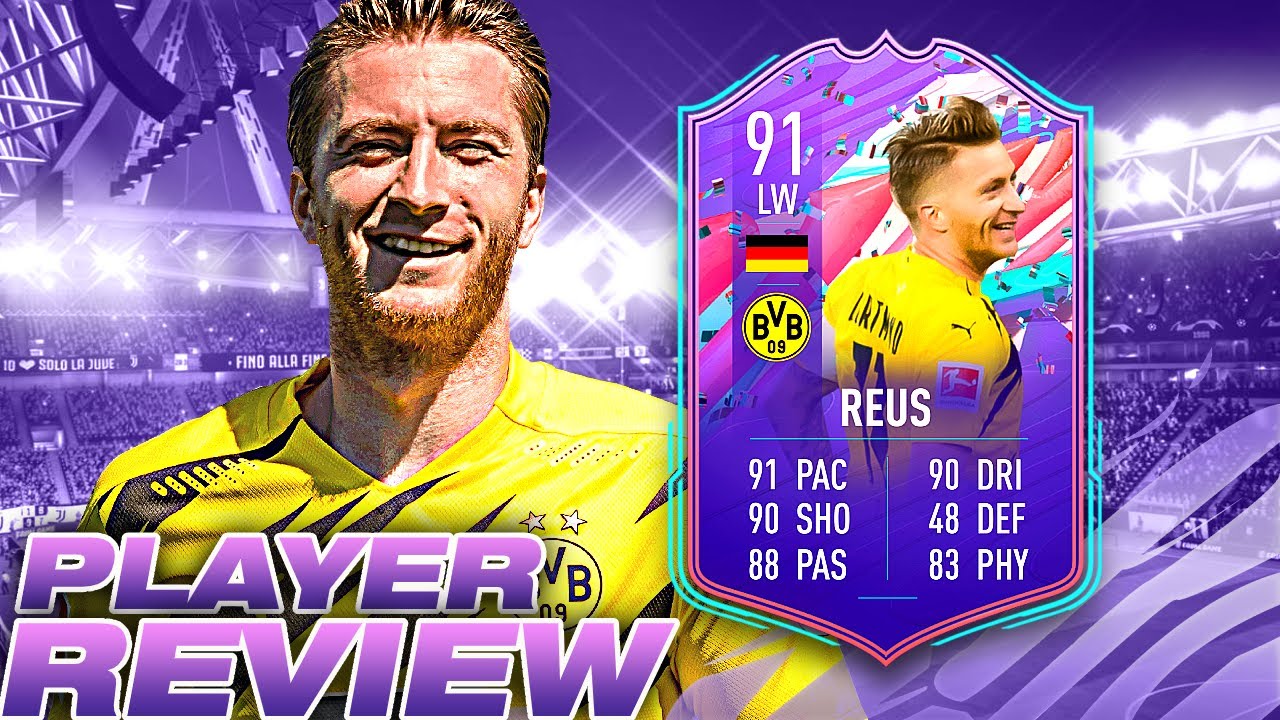 WOW! 91 RATED FUT BIRTHDAY LW REUS PLAYER REVIEW - FIFA 21 ULTIMATE ...