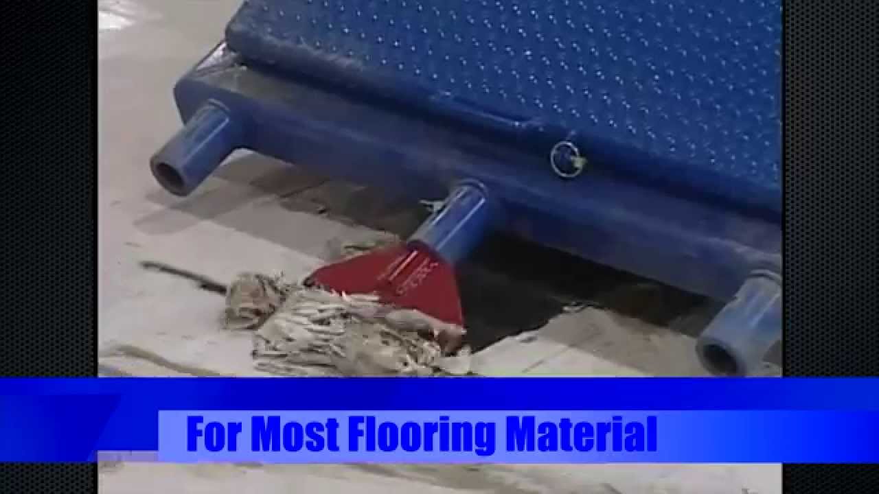 Blue Island Scraper - The Best Floor Scraping Attachment - YouTube