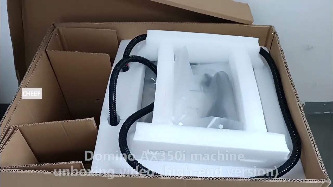 The novel Domino AX350i machine unboxing video (high-end version) is here! - YouTube