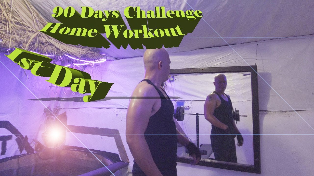 90 Days Challenge Home Workout, 1st Day. - YouTube