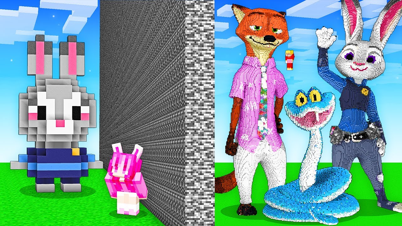I Cheated With ZOOTOPIA 2 in Minecraft Build Battle! - YouTube