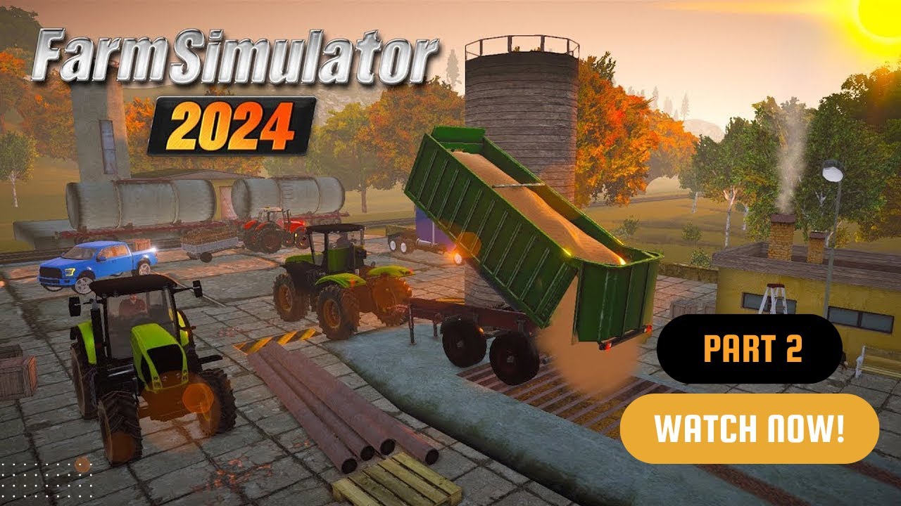 Unexpected Car Tire Blast | Farm Simulator 24 Gameplay #2 - YouTube