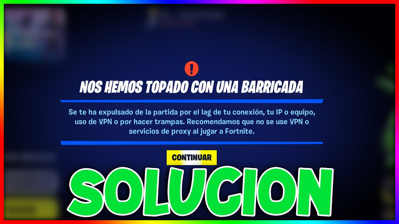 COMO QUITAR BAN IP FORTNITE - Funciona 100% - YouTube