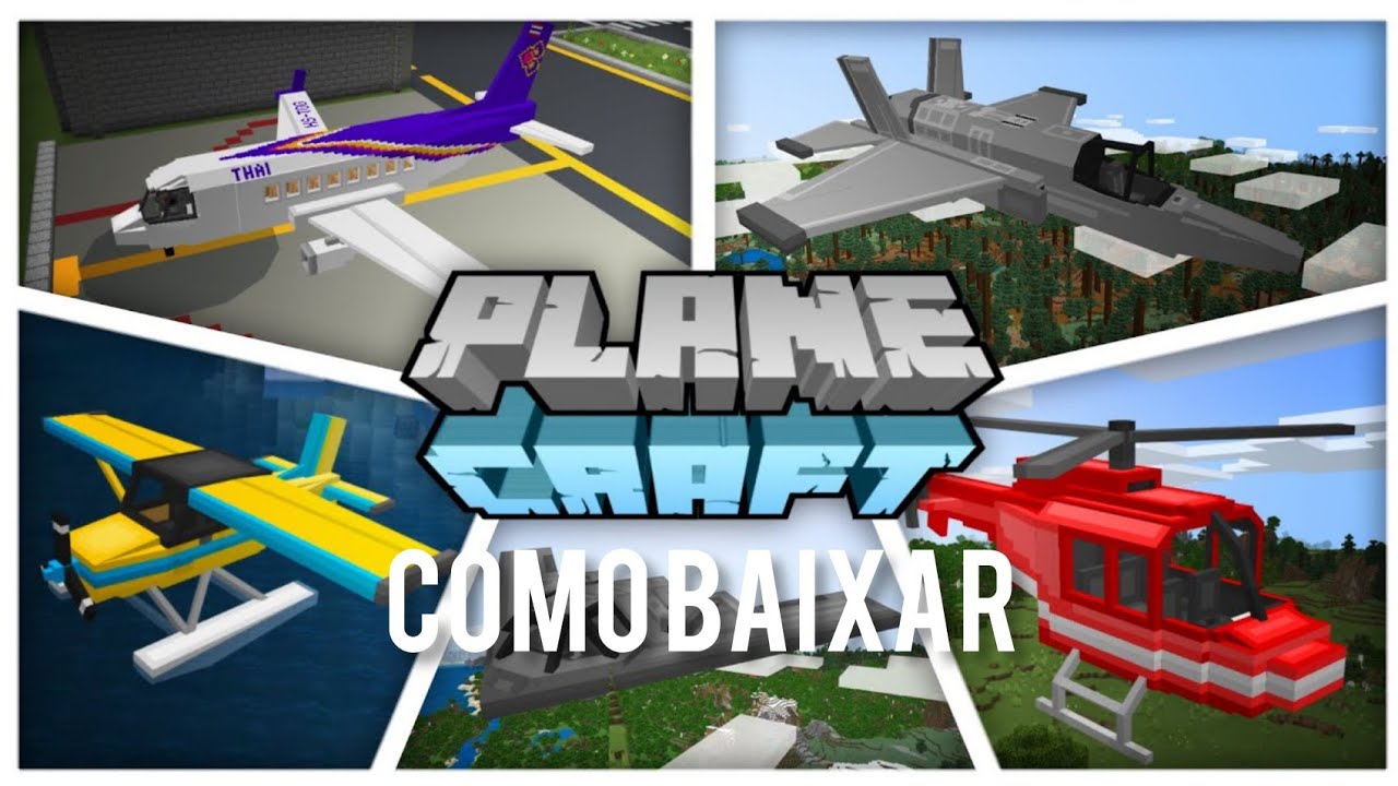 (TUTORIAL) De Como baixar o mod do avião no minecraft... - YouTube