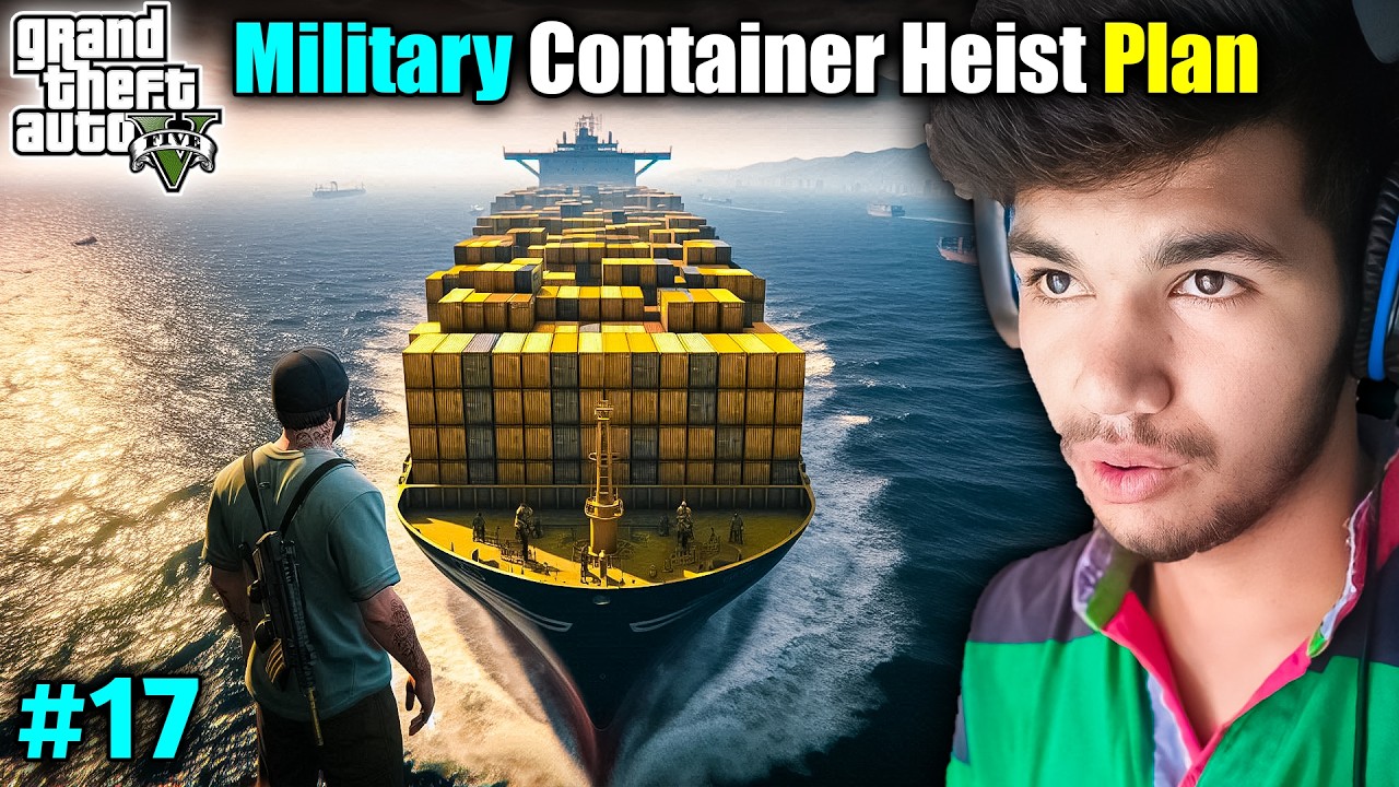 😱 Biggest Planning To Steal A Military Container || Chikii GTA 5 ...