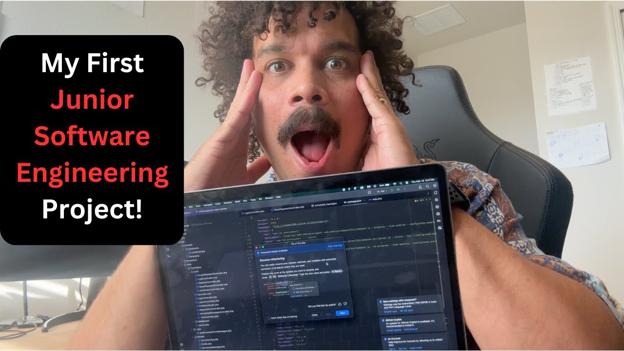 My First Project as a Junior Software Engineer - YouTube