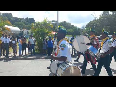 Members of the Barbados Pathfinders, Band and it's Recruits(1) - YouTube