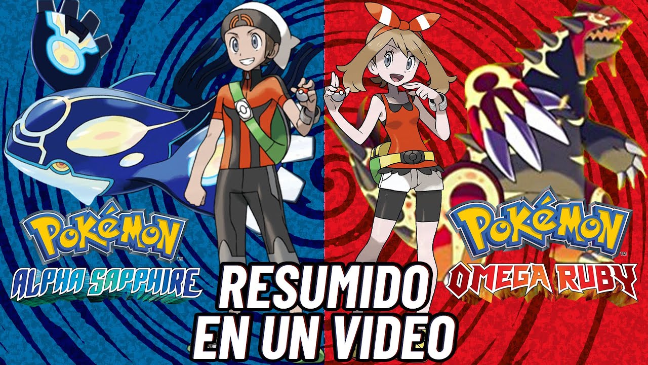 Pokemon ruby omega y zafiro alfa resumido en 1 video - YouTube