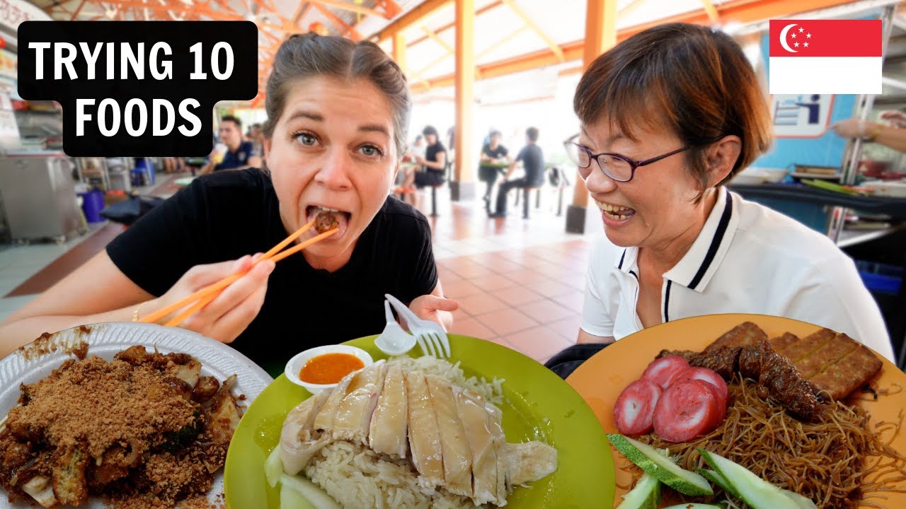Ultimate Singapore Food Tour! Trying the Best Hawker Dishes in ...