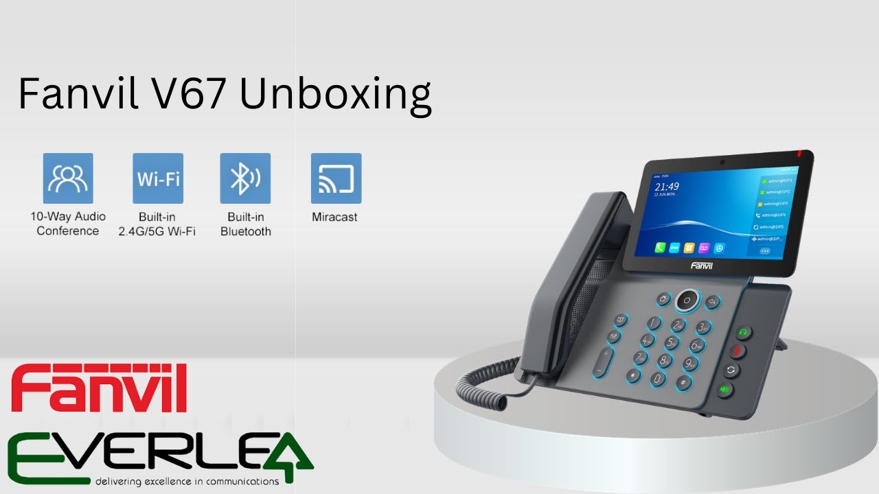 Unboxing Video of Fanvil V67 - YouTube