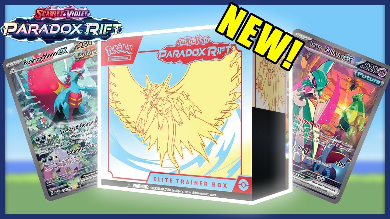Opening The NEW Paradox Rift Elite Boxes! | Pokemon TCG - YouTube