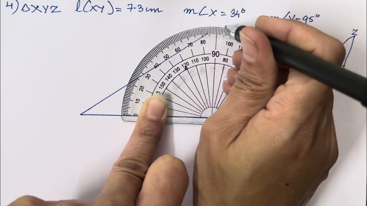 Geometrical constructions | class 7 maths chapter 1 practice set 3,4 ...