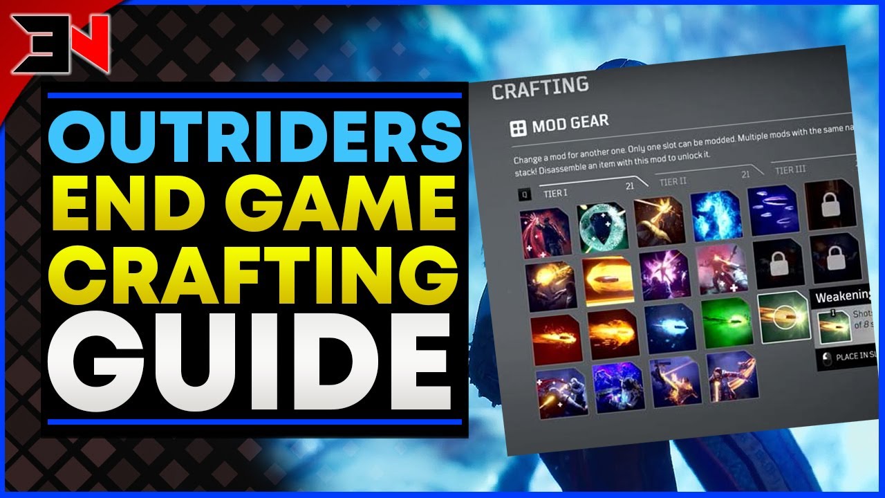 OUTRIDERS CRAFTING EXPLAINED - Outriders Crafting Guide - Outriders ...