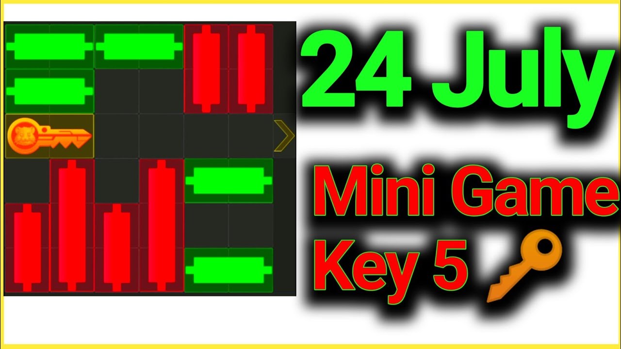 24 July Hamster Kombat Mini Game Key 5 - YouTube