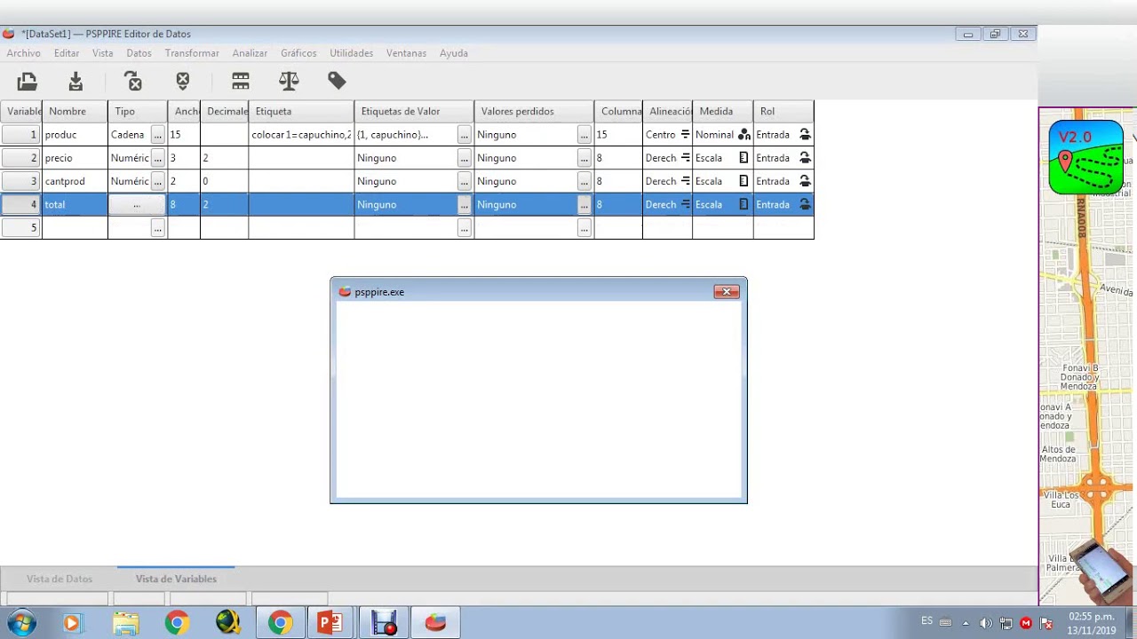 Tutorial de PSPP (UES) - YouTube