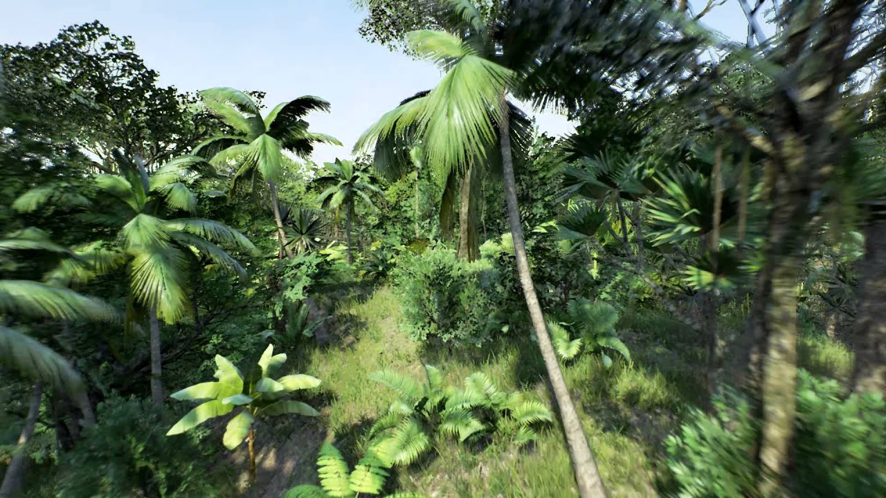 PHOTOREALISTIC JUNGLE - Unreal Engine 4 - DirectX 12 Tech Demo - YouTube