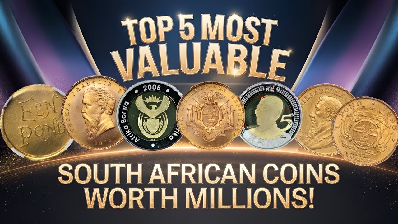 Top 5 Most Valuable South African Coins Worth Millions! | Rare Coins ...