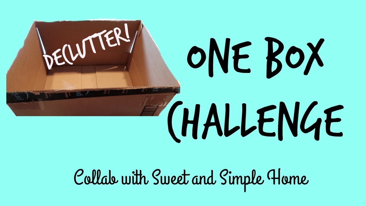 One Box Challenge | Collab with Sweet and Simple Home - YouTube
