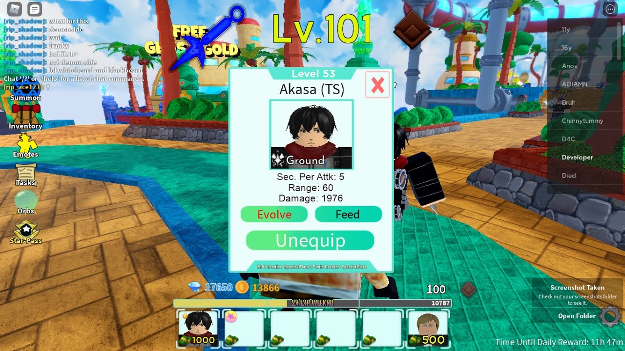 Akasa (TS) Showcase | All Star Tower Defense - YouTube