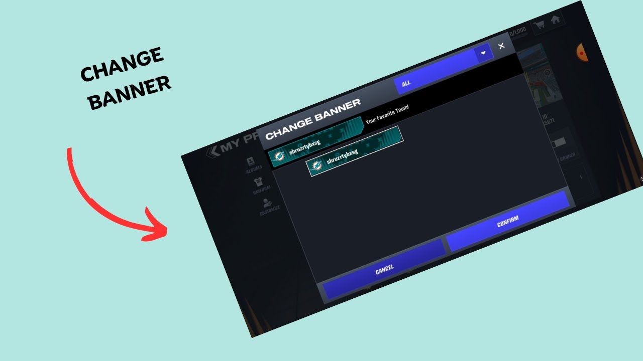 How to Change banner In Madden NFL 24 Mobile - YouTube