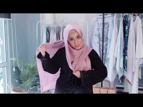 Hijab Tutorial: Matte Satin Shawl by Amira Othman
