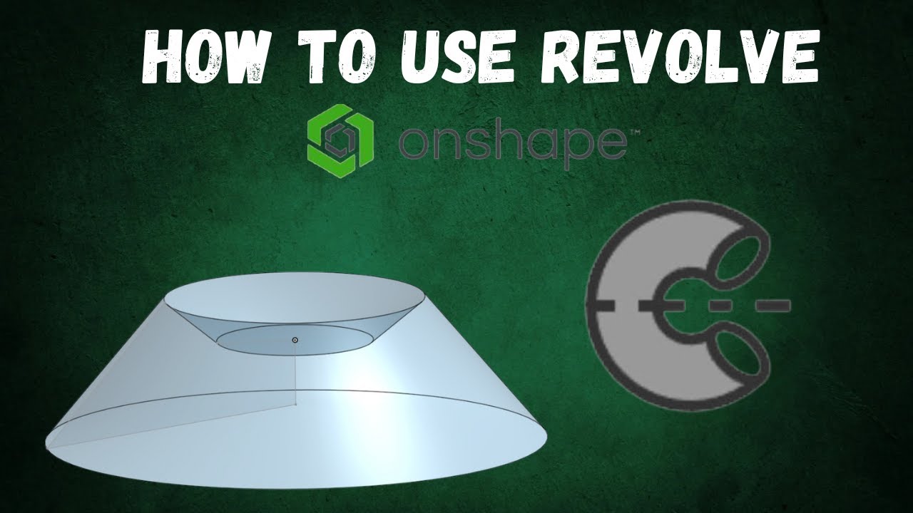 How to use OnShape Revolve - YouTube