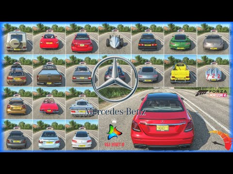 All Mercedes Speed Battle | Forza Horizon 4 - Top Fastest and Top Slowest Mercedes