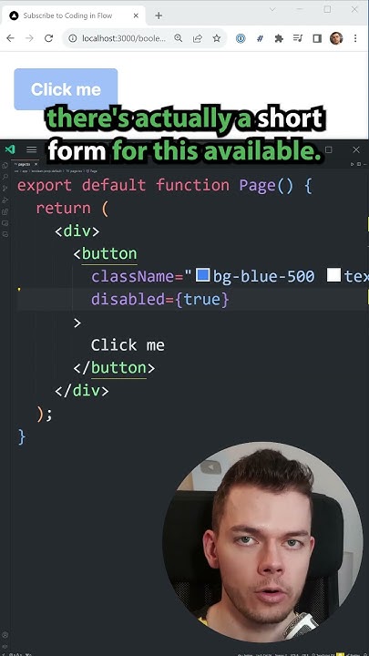 Use This Shorthand For True Boolean Props In React 💡 Reactjs Reactdevelopment Reactjstutorial