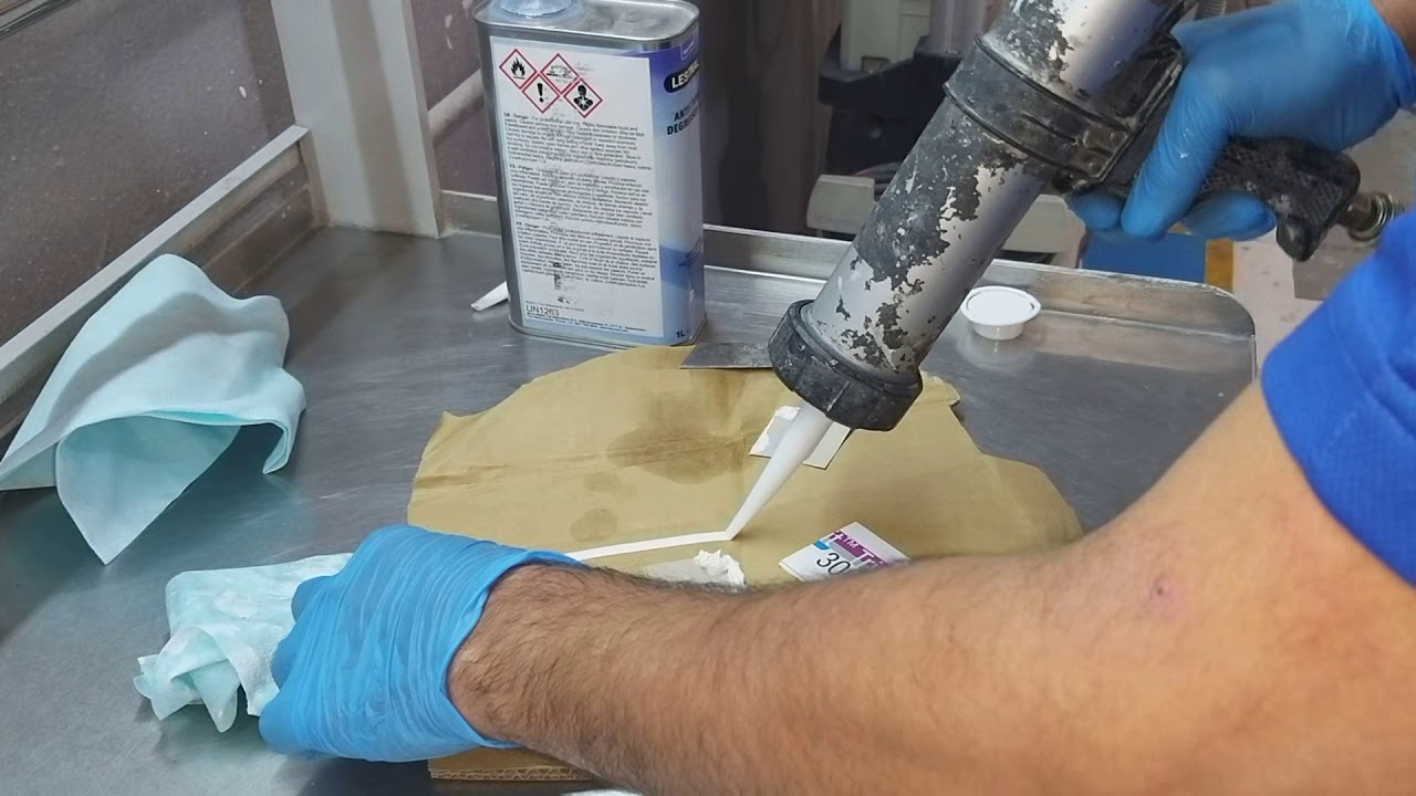 How to apply Body sealant on the new panel? #bpsafety #oemstandard # ...