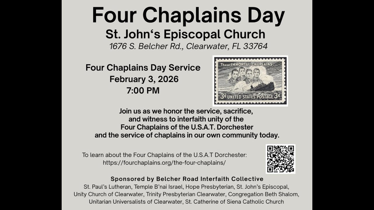 Four Chaplains Day Service - Tuesday, February 3, 2026 at 7:00 PM - YouTube