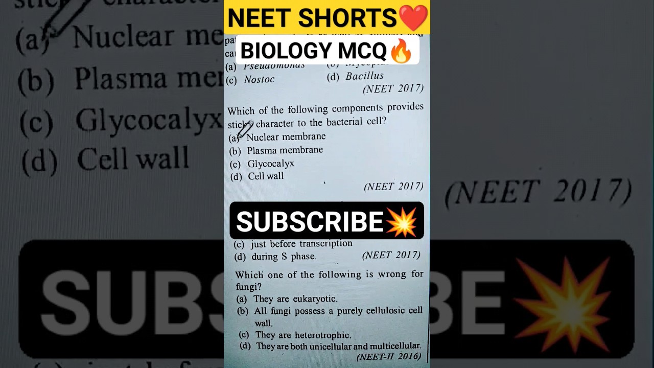 Neet2024💥pyq practice mcq | neet mcq | neet biology | neet exam 20204 # ...