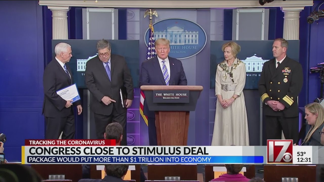 Congress close to stimulus deal - YouTube