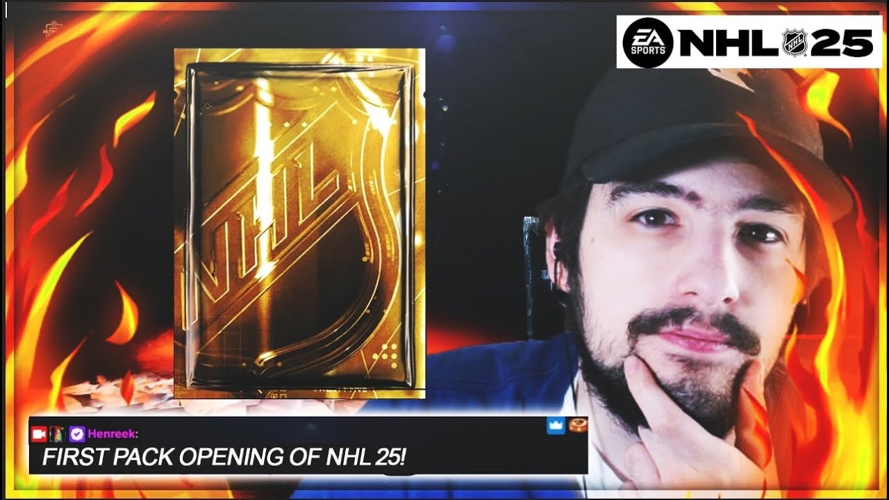 MY FIRST PACK OPENING OF NHL 25 HUT! STARTING HUT - YouTube