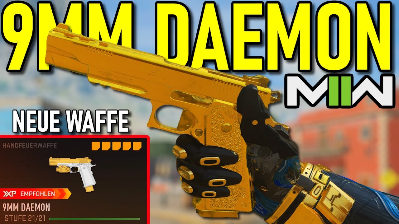 DIE NEUE WAFFE 9MM DAEMON in MODERN WARFARE 2 (Beste 9mm Daemon Klasse ...