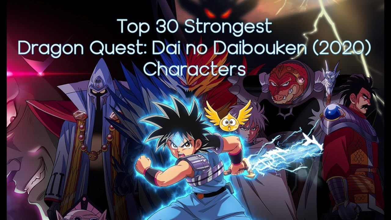 Top 30 Strongest Dragon Quest: Dai no Daibouken Characters - YouTube
