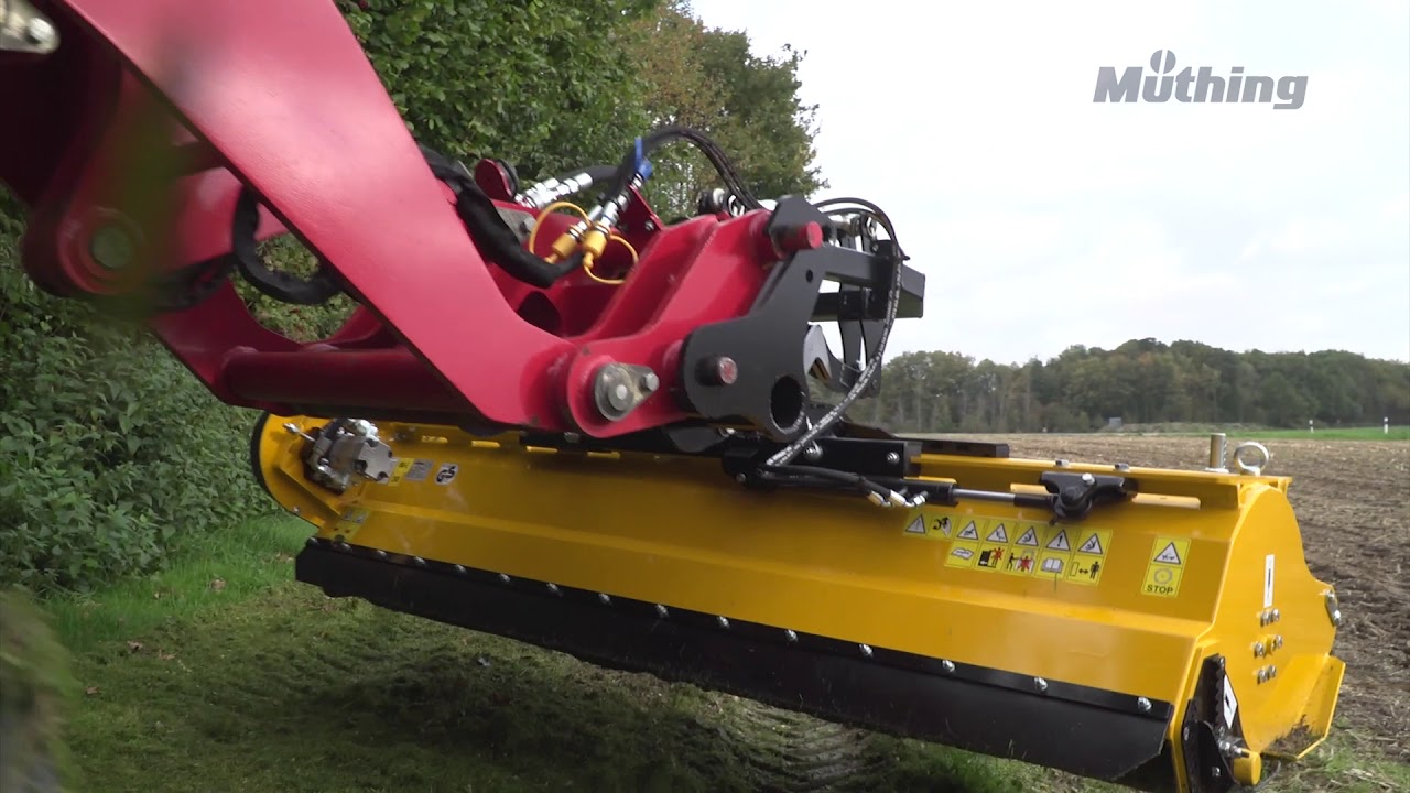 Muthing MU-E Hydro Front Mulcher - YouTube